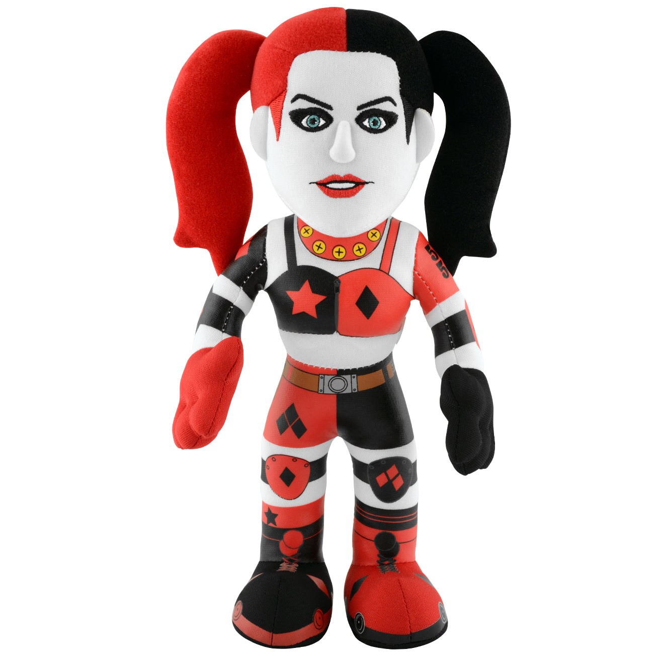 Bleacher Creatures DC Comics Roller Derby Harley Quinn 10" Plush Figure ...