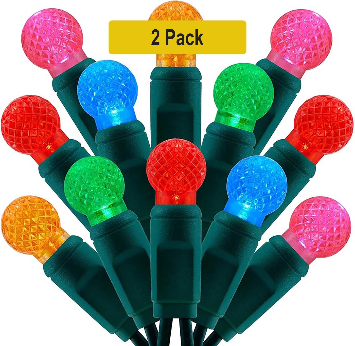 Christmas 70 LED Outdoor Round Bulb String Lights | Michaels