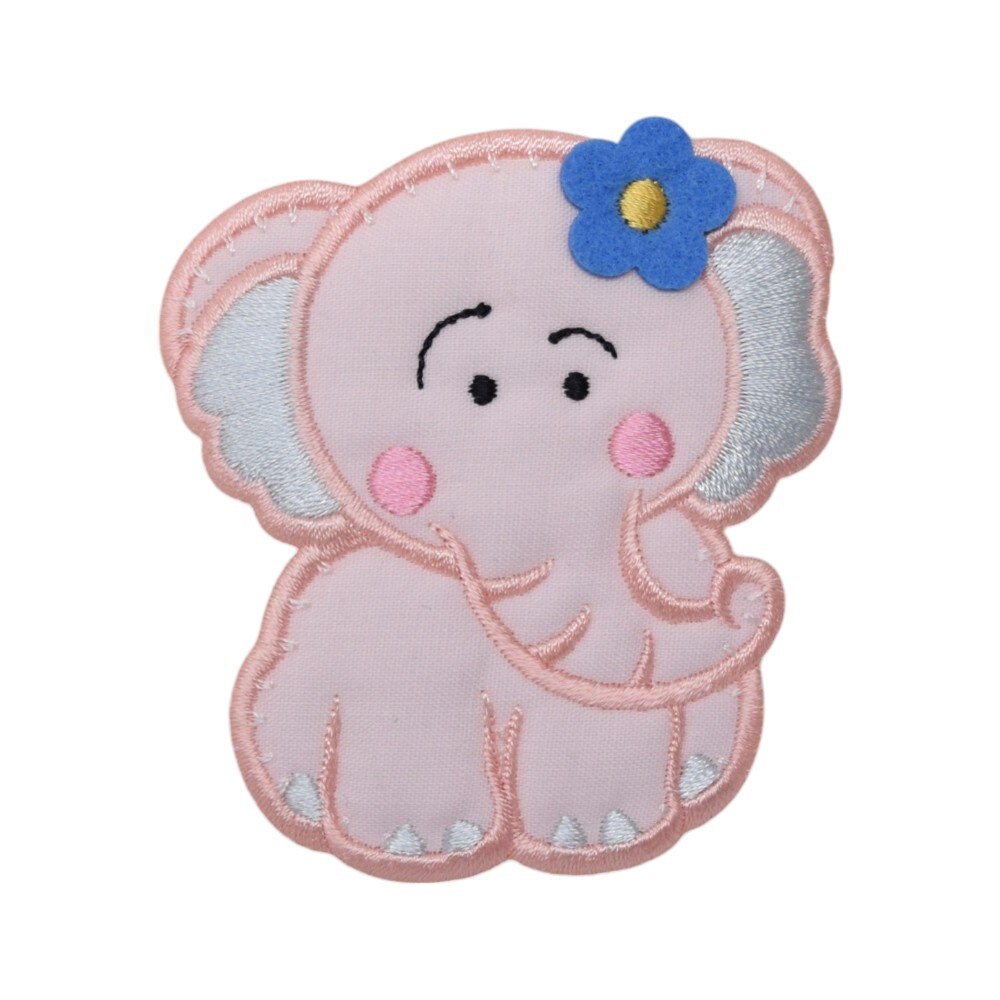 Pink Elephant, Embroidered, Iron on Patch | Michaels