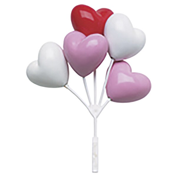 Red, White, Pink Heart Shaped Balloon Cluster DecoPics® 3ct | Michaels