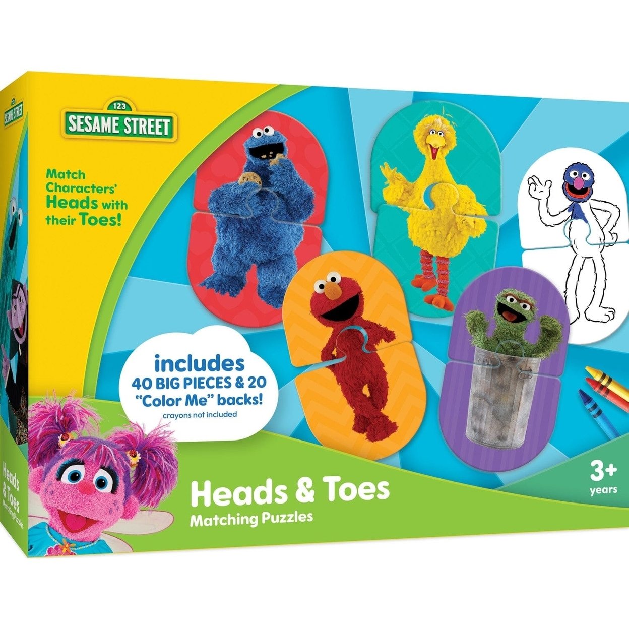 Sesame Street - Heads And Toes Matching Jigsaw Puzzles | Michaels