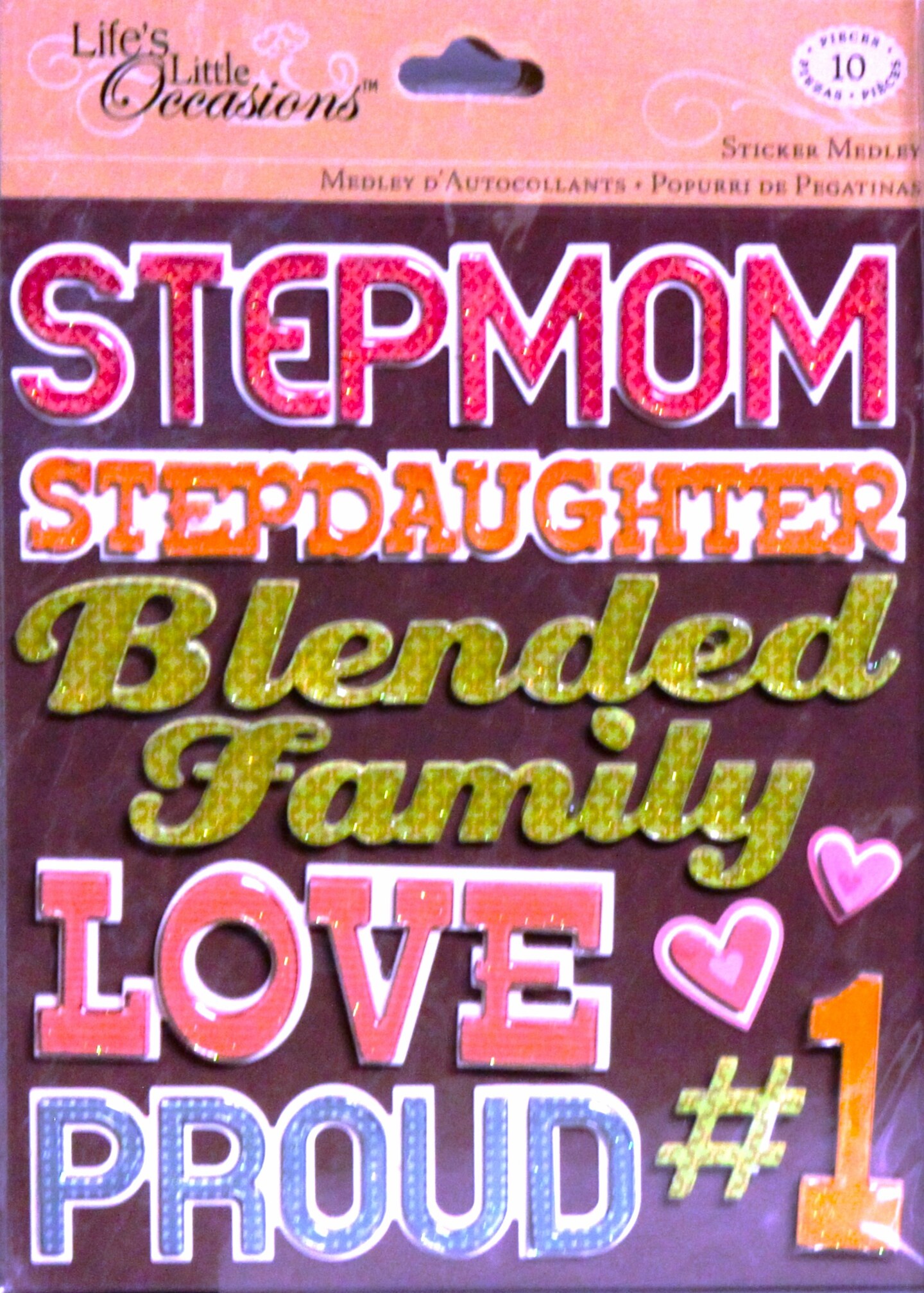 K & Company Life's Little Occasions Stepmother Dimensional Stickers ...