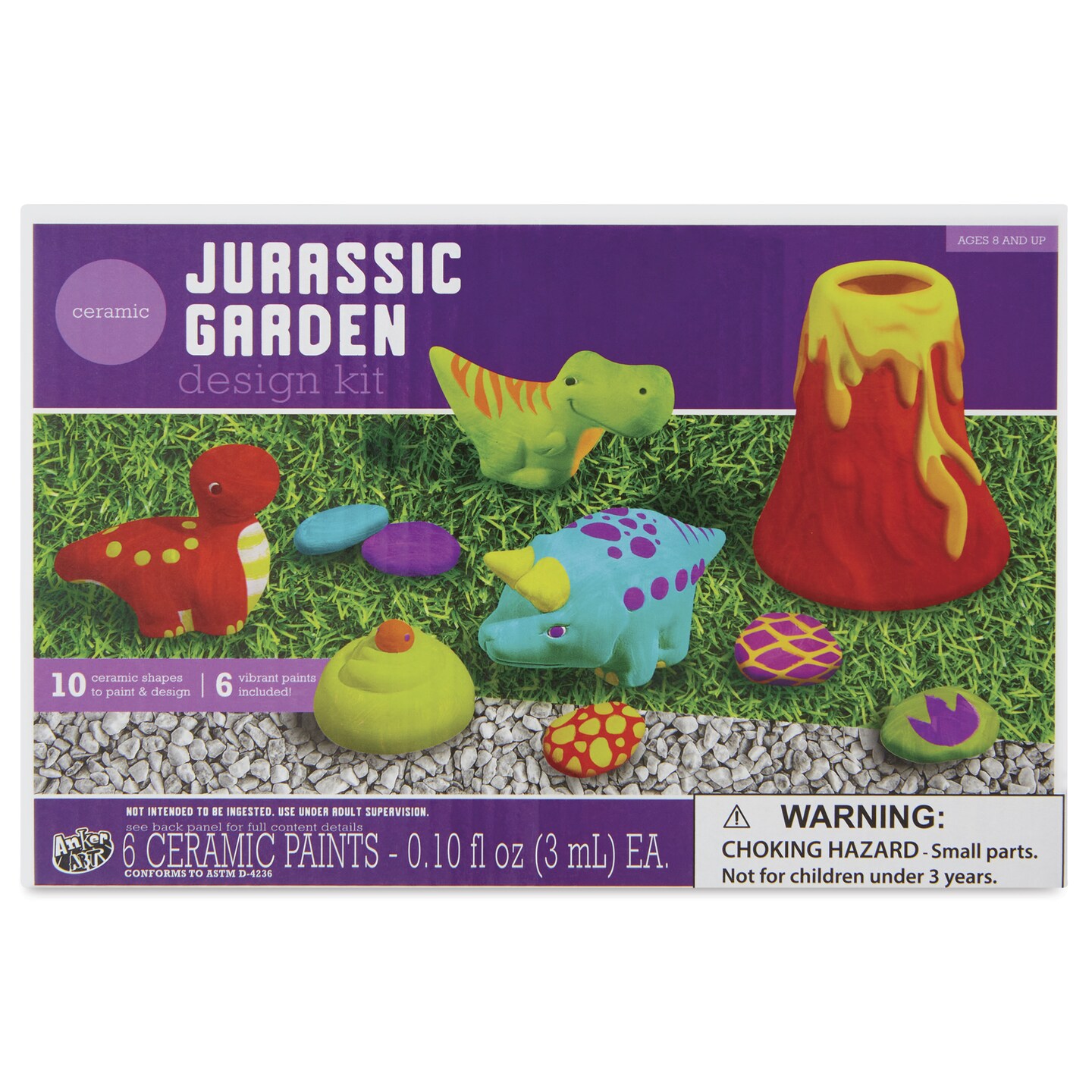 Anker Art Paint Your Own Garden Design Kit - Jurassic Garden | Michaels