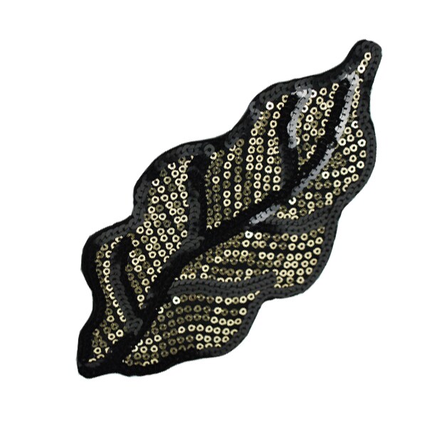 Ornate Leaf Sequin Applique/Patch | Michaels
