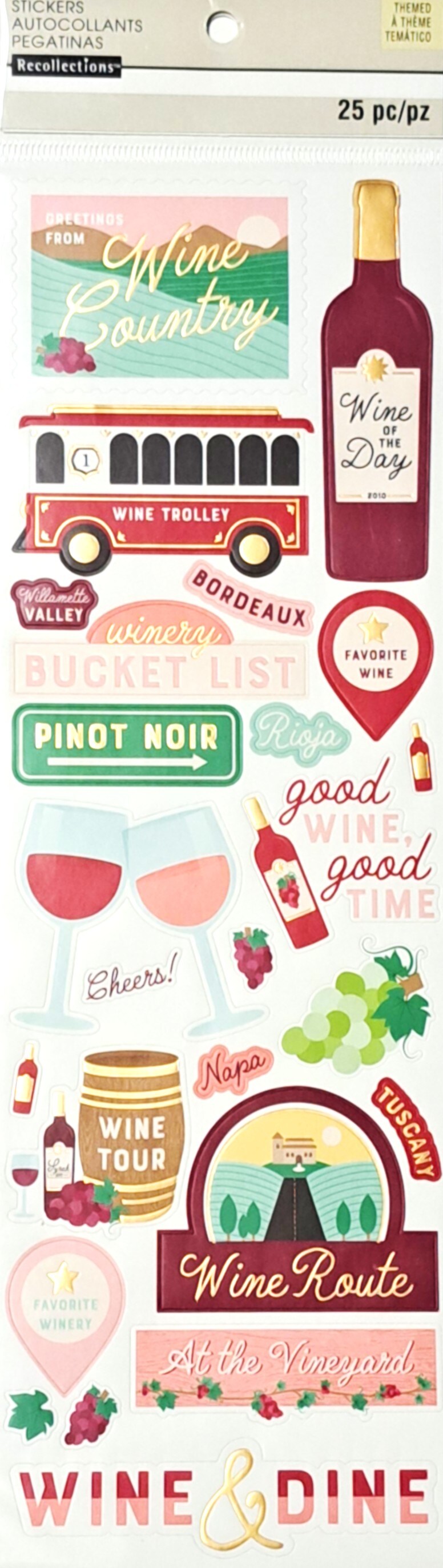 Recollections Wine Country Stickers | Michaels