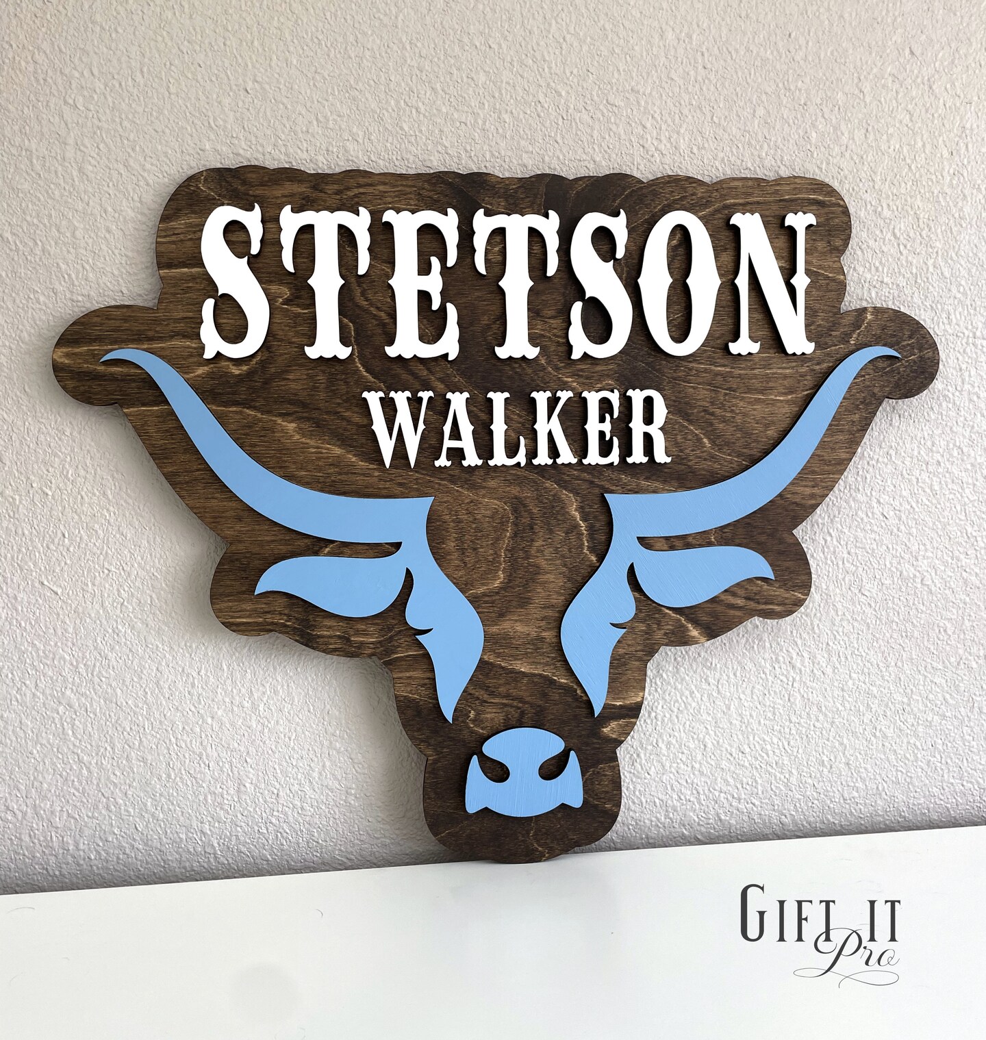Personalized Highland Cow Sign, Nursery Name Sign, Baby Room Decor ...