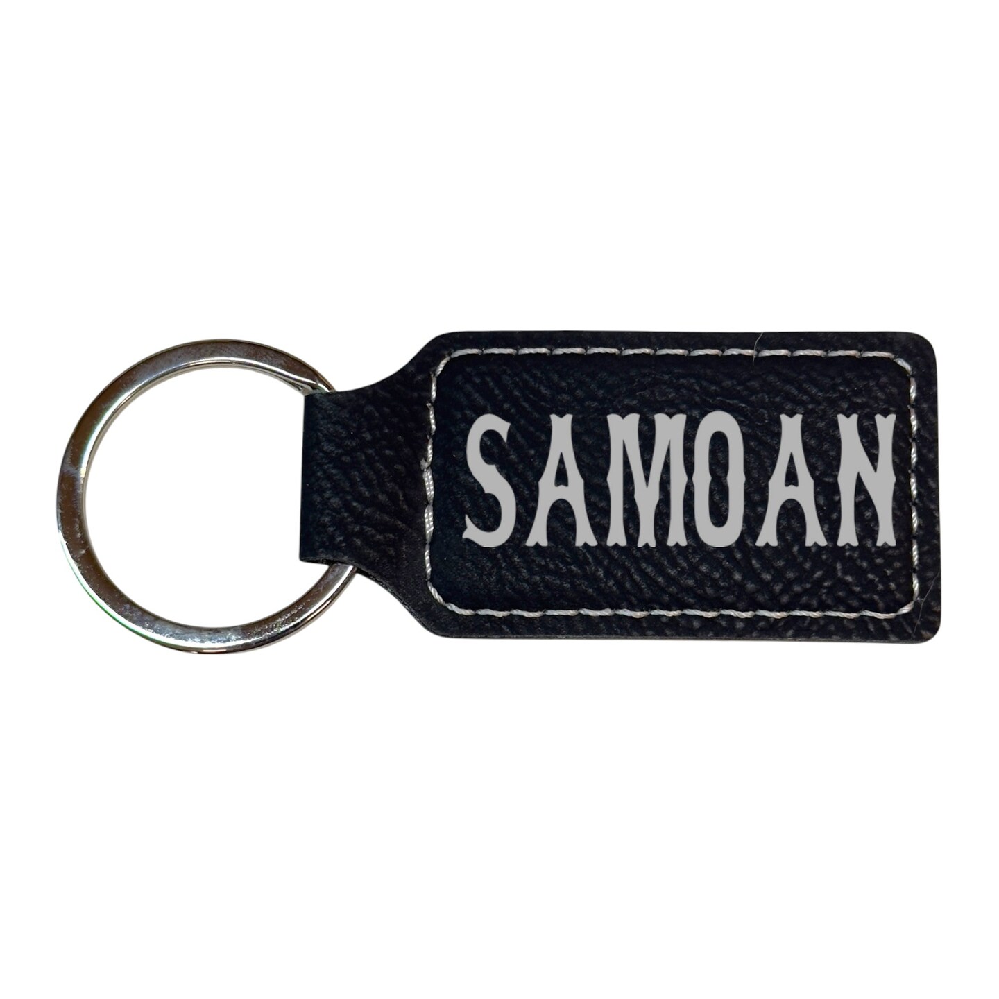 Keychain - Rectangle - Samoan - Leather | Michaels