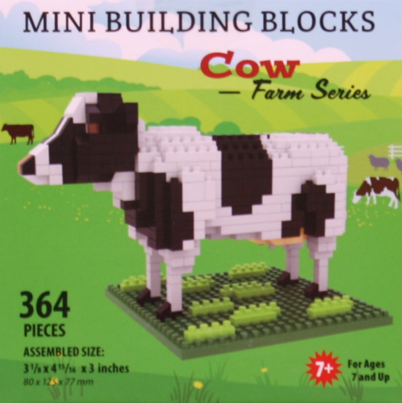 Mini Building Blocks - Farm Series - Cow | Michaels
