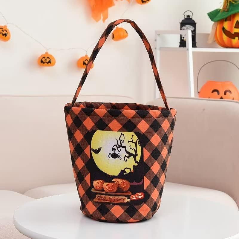 Halloween Trick or Treat Bags Halloween Candy Buckets Fabric Tote Gift ... Halloween Trick or Treat Bags Halloween Candy Buckets Fabric Tote Gift ...