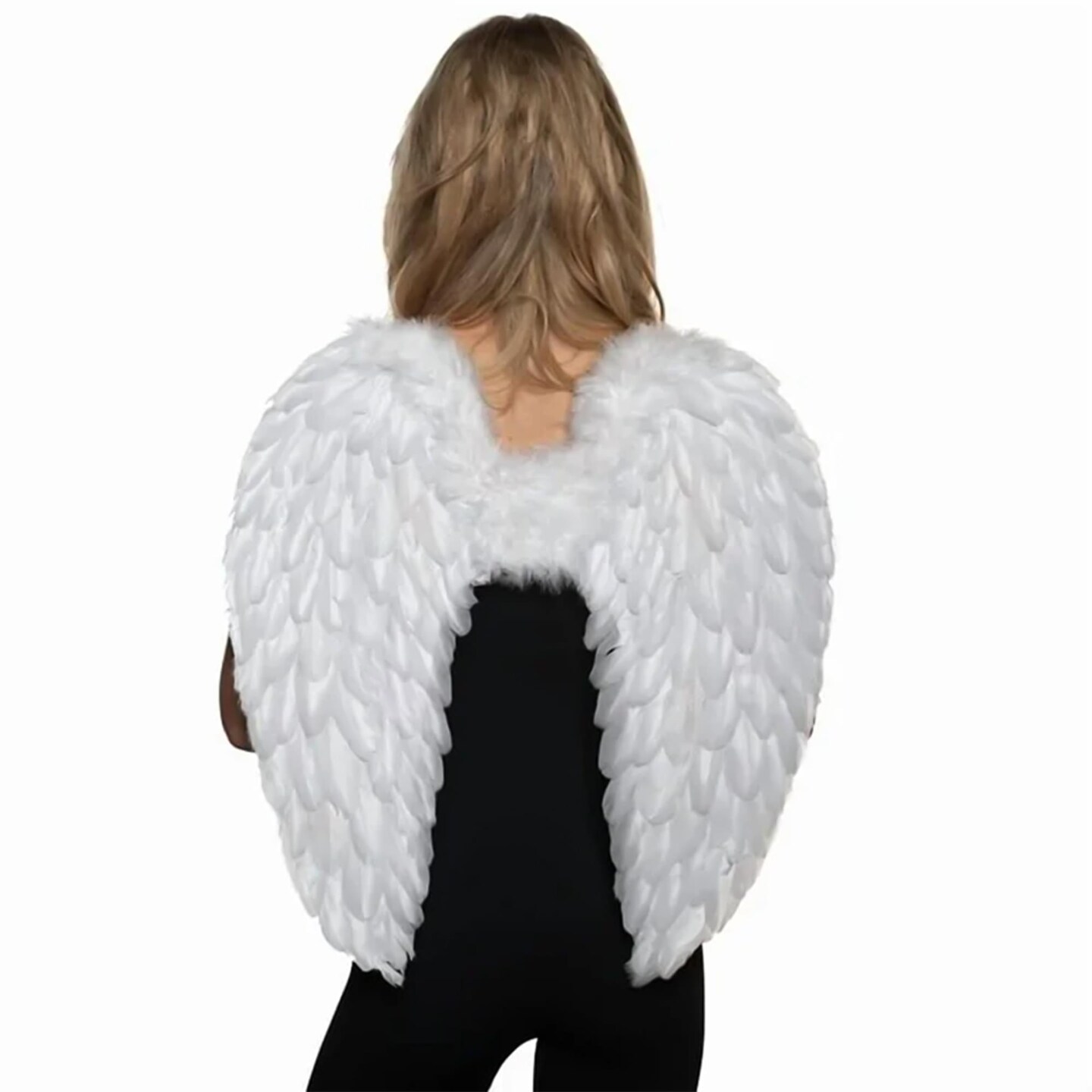 White Fluffy Feather Angel Adult Costume Wings | Michaels