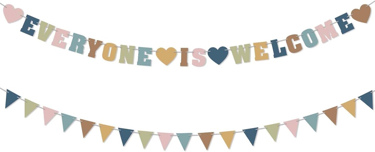 Everyone is Welcome Banner, First Day of School Large Classroom | Michaels