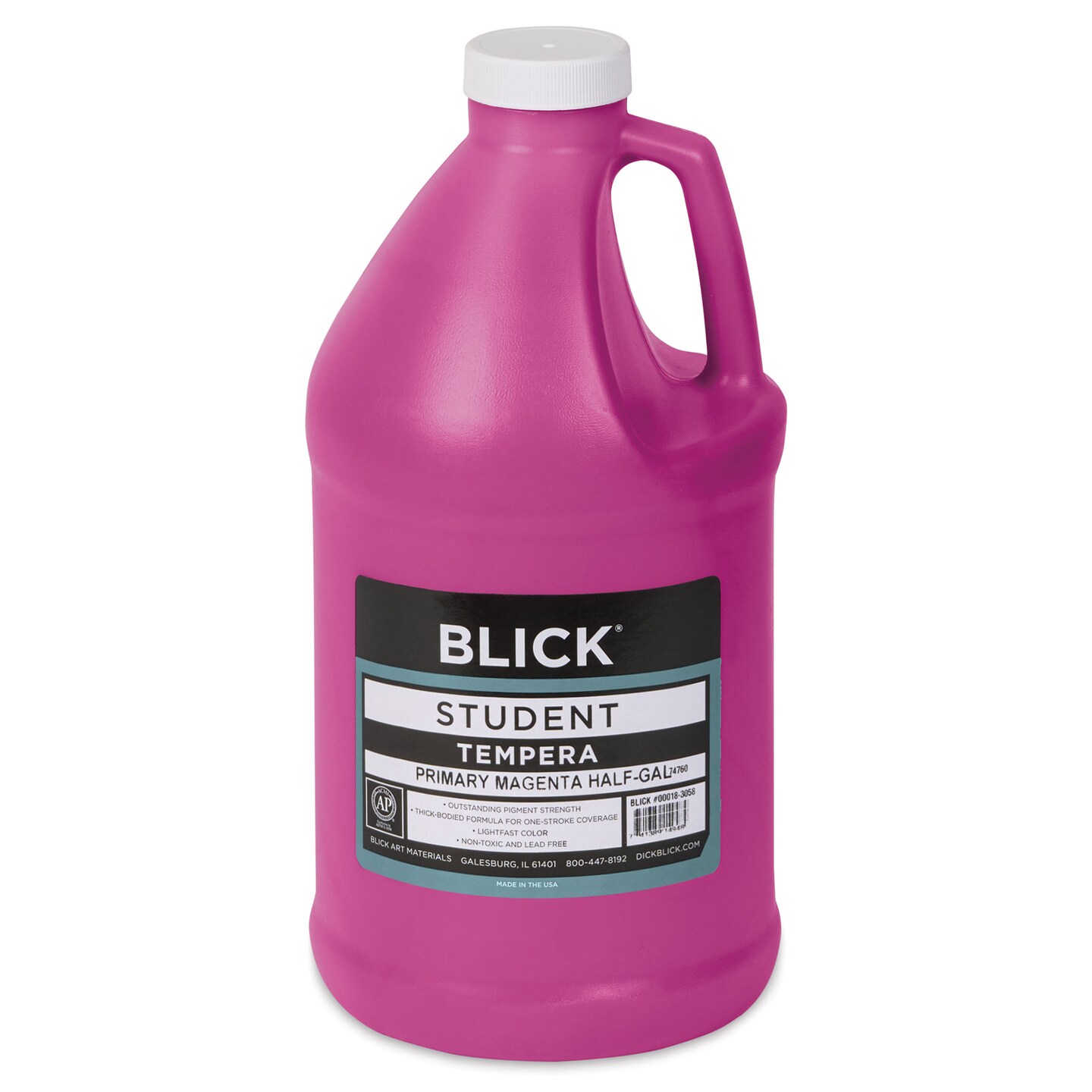 Blick Original Formula Student Tempera Paint - Primary Magenta, 64 oz ...