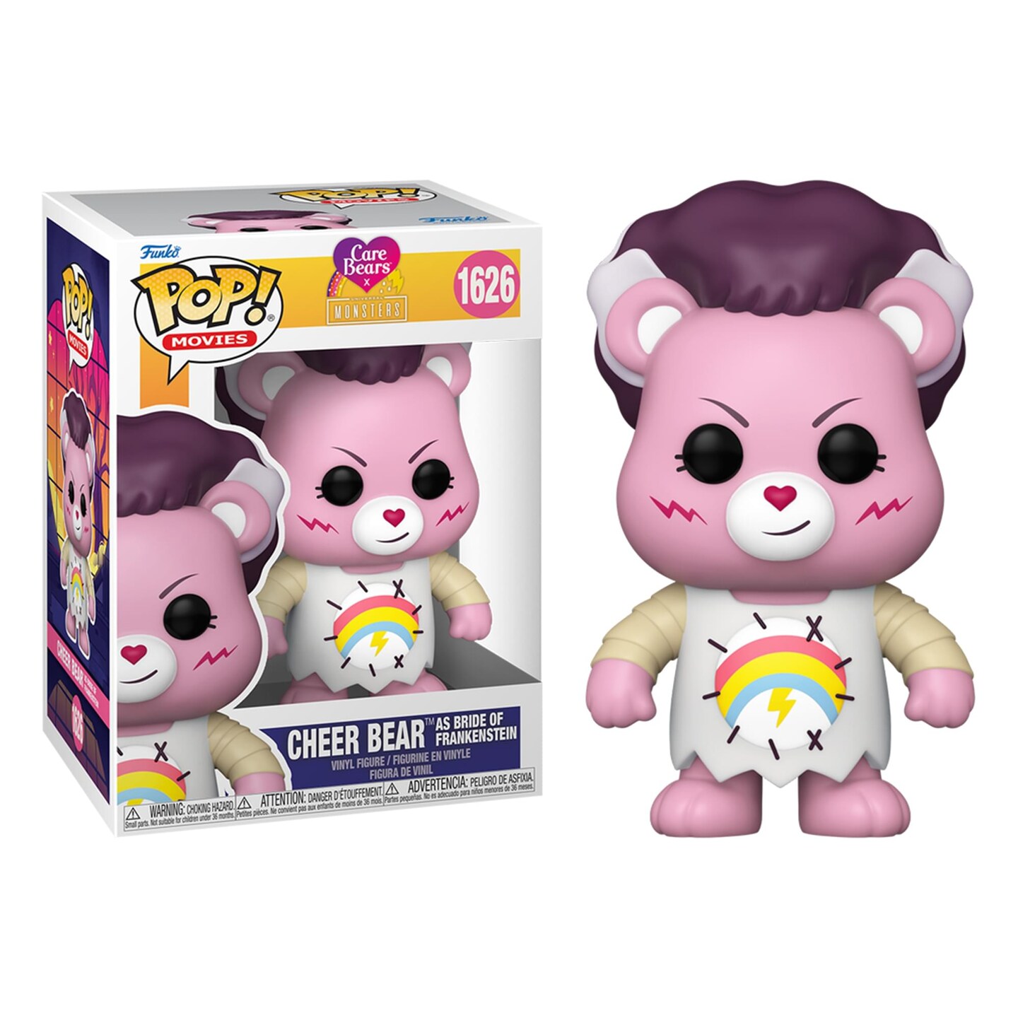 Care Bears X Universal Monsters Funko POP | Cheer Bear as Bride of ...