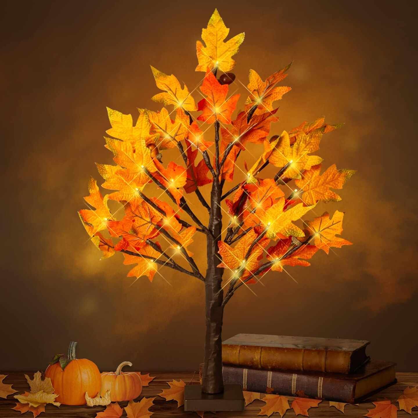 Fall Tabletop Lighted Maple Tree - 36 LED (2 FT) | Michaels