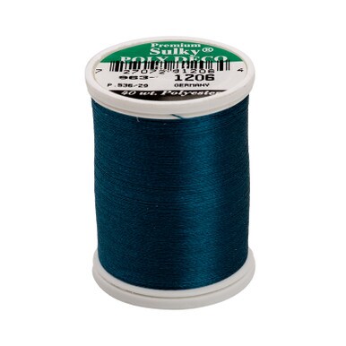 Sulky 40 Wt. Poly Deco Thread - Dk. Jade - 900 yd. Spool | Michaels