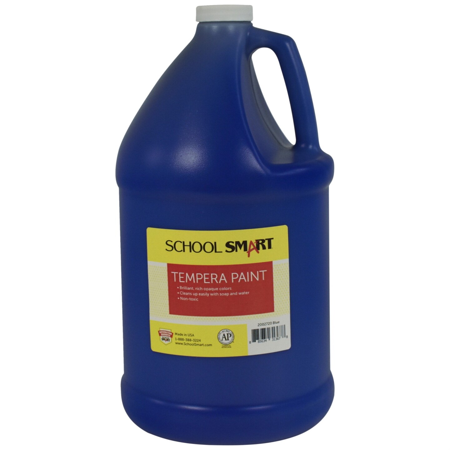 School Smart Tempera Paint, Gallon, Blue | Michaels