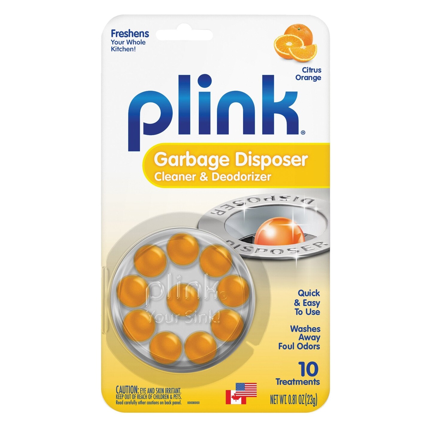 Plink Garbage Disposal Cleaner and Disposer Deodorizer 10 Treatment ...