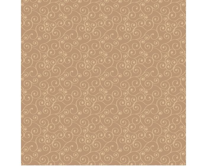 Tan Scrolls Cotton Fabric By The Yard | Sewing and Crafting | 44 inches ...
