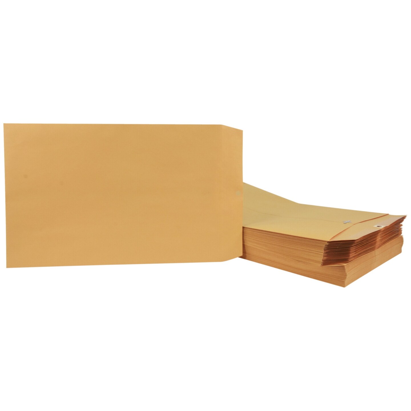 School Smart Kraft Envelope with Clasp, 10 x 15 Inches, Pack of 100 ...