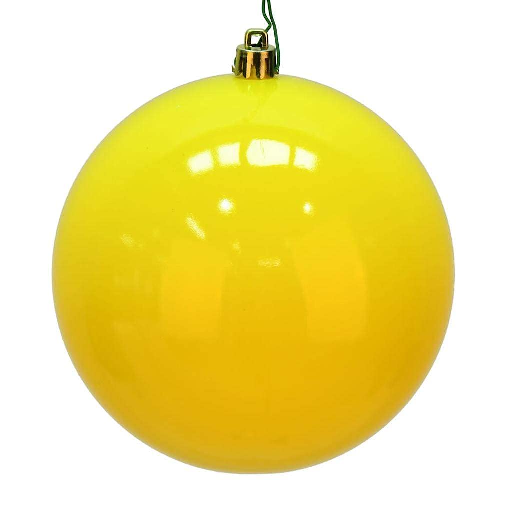 2.4" Yellow Shiny Ball 60/Bx | Michaels