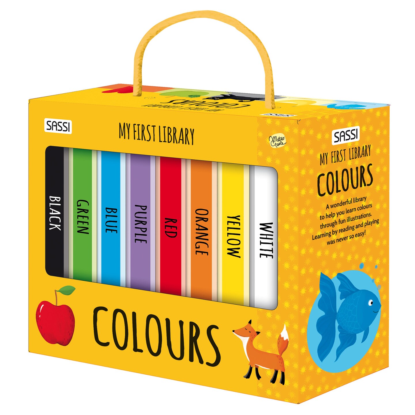 Sassi: My First Library - Colors - 8 Cardboard Mini-Book Set, World Of ...