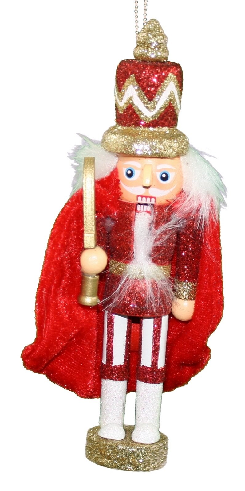 Hollywood 6 inch Wooden Nutcracker - Red Caped | Michaels
