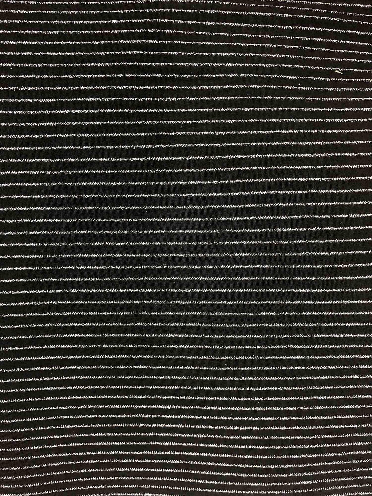 1 Yard Lurex Horizontal Stripe Knit Fabric 180 GSM, 58/60″ Wide ...