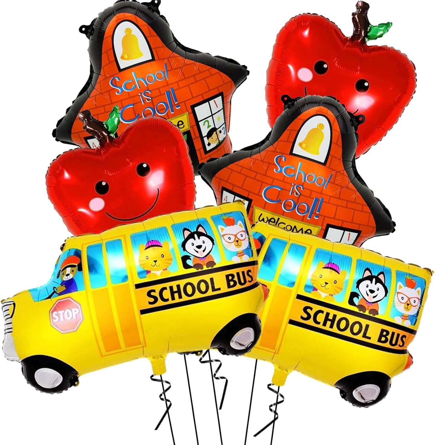 6Pcs Back to School Balloons for First Day of School Decorations | Michaels