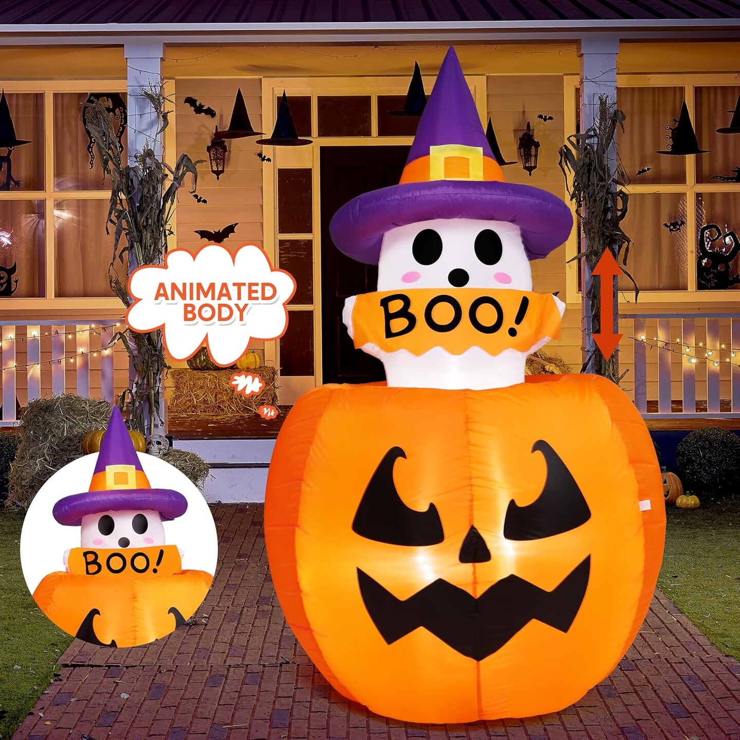 5ft Tall Halloween Animated Inflatables Outdoor Decorations | Michaels