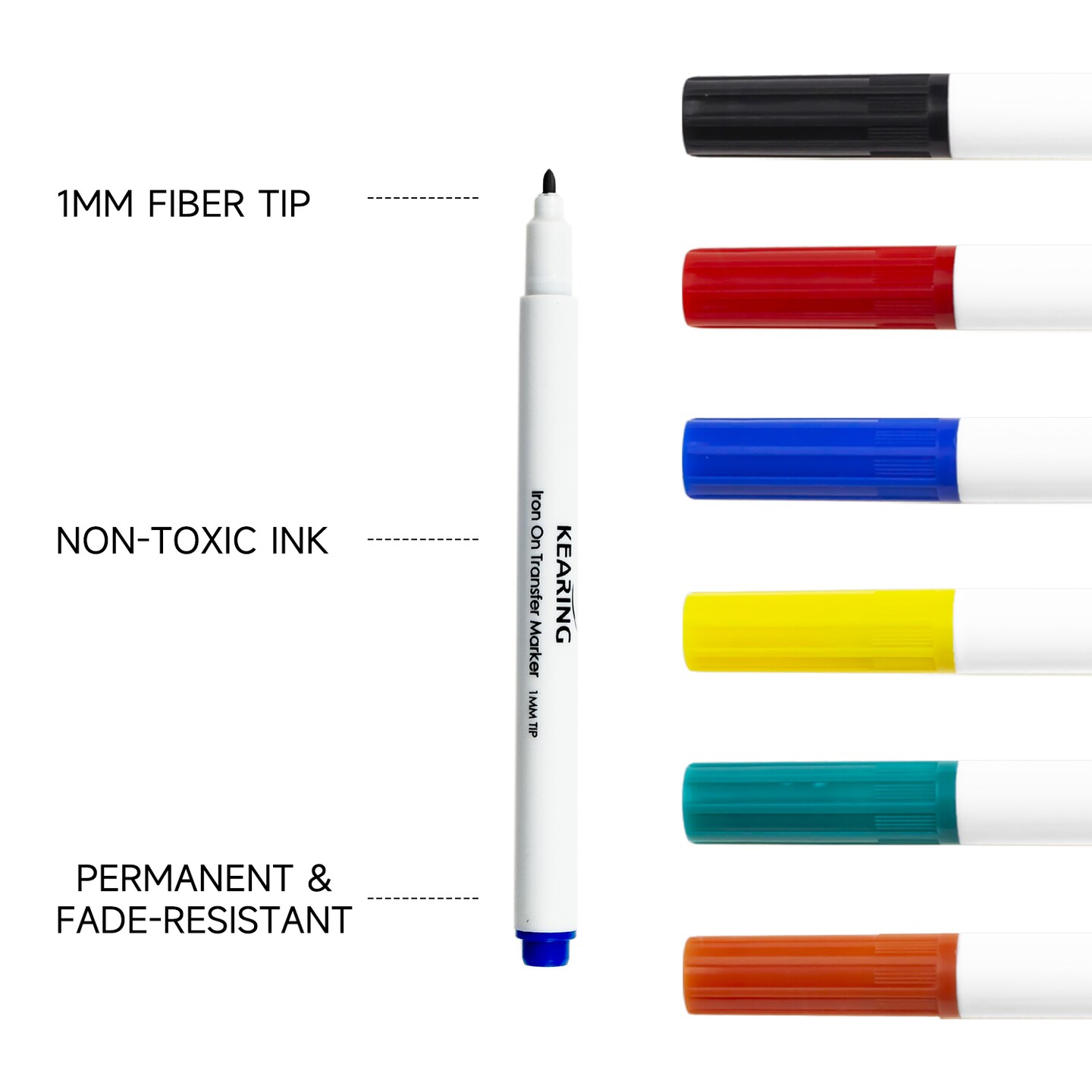 Iron-on DIY Sublimation Markers / Transfer Markers Assorted Tip Sizes ...