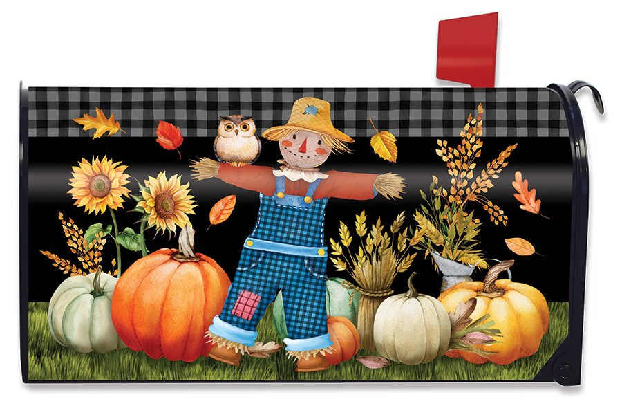 Friendly Scarecrow Mailbox Cover | Michaels