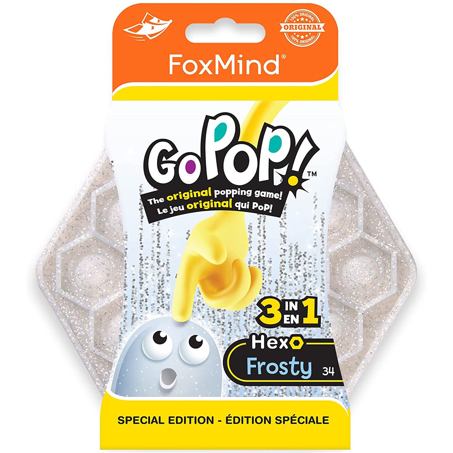 FoxMind Games: Go Pop! Hexo Frosty, Special Edition, The Original ...