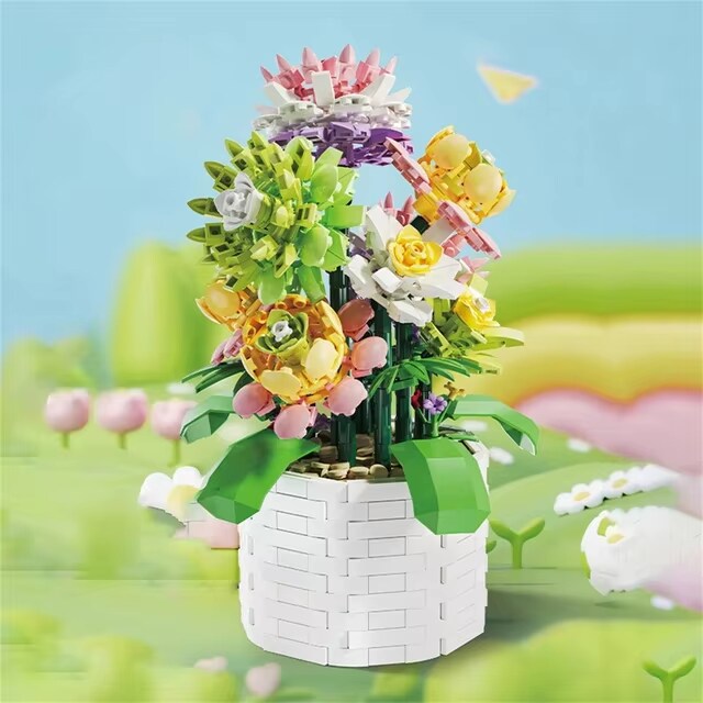 Flowers Bouquet Building Brick F07M9-16(101) | Michaels
