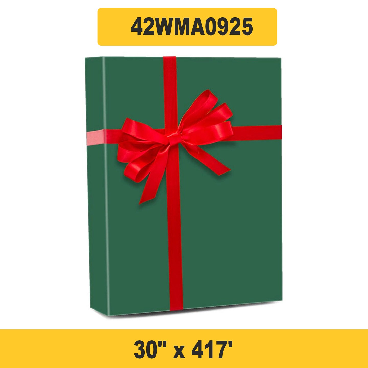 Bold Solid Wrapping Paper 30" x 417' 60 lbs for Memorable Gift ...