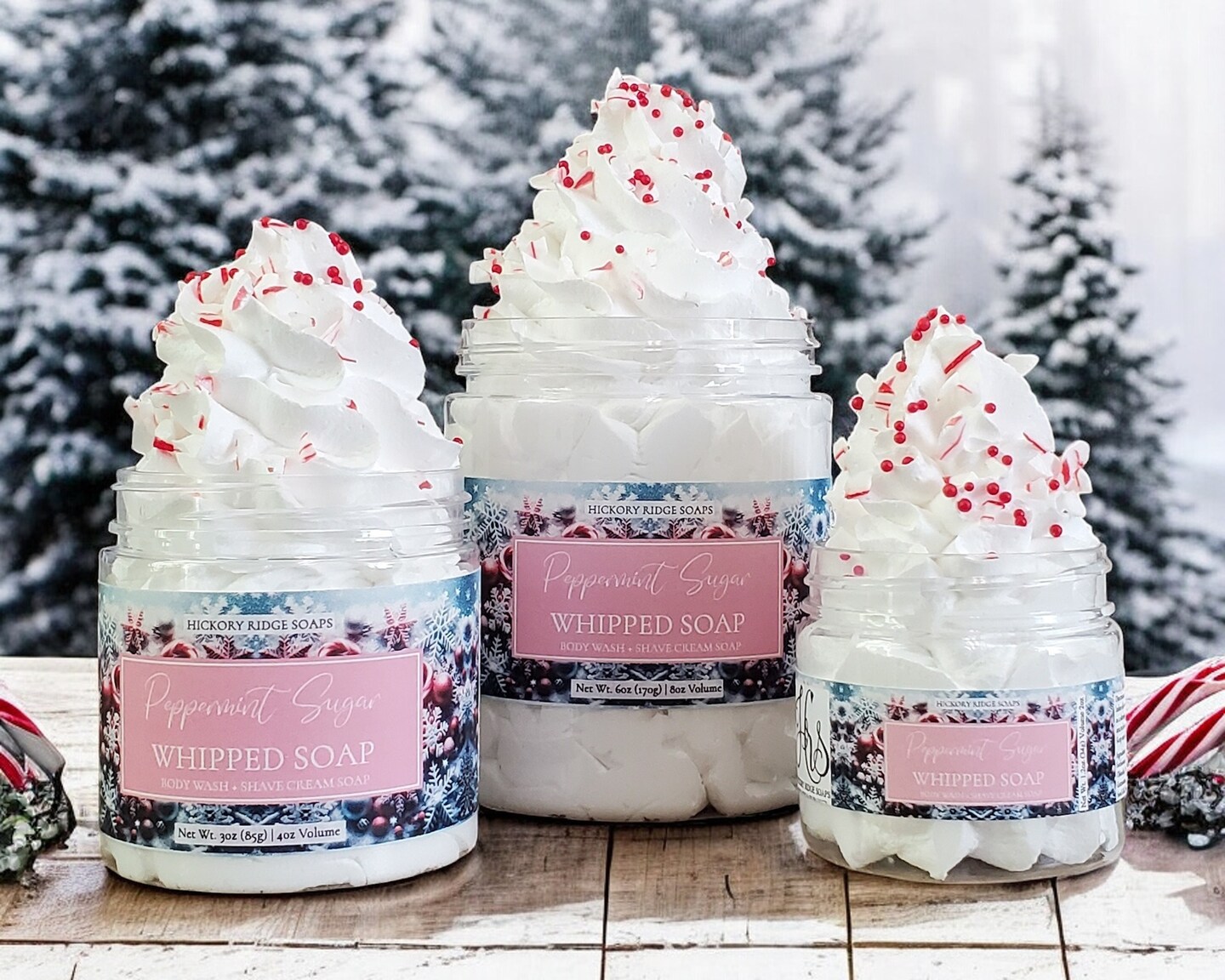 Peppermint Sugar Whipped Soap - Fresh Peppermint and Sugary Sweetness ...