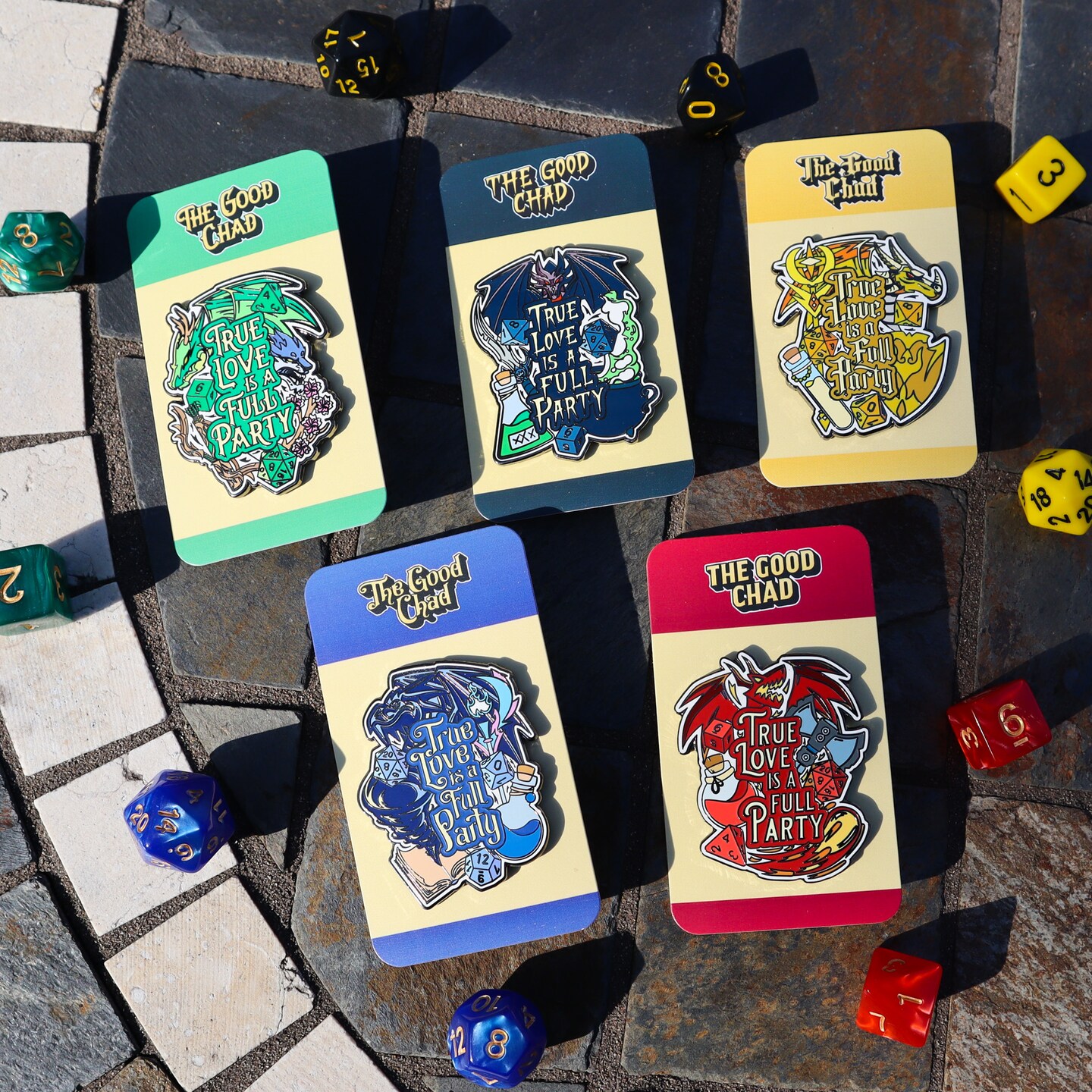 True Love is a Full Party Hard Enamel Pins | Nerdy Gift for Tabletop ...