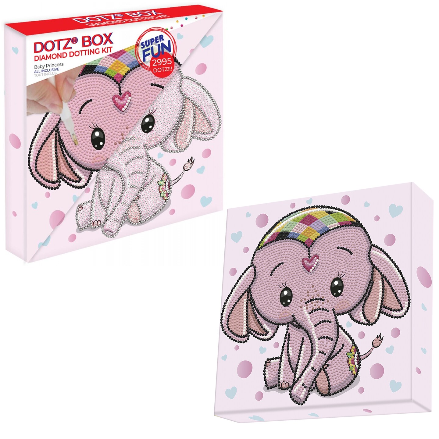 Diamond Dotz Baby Princess Dotz Box Animal Diamond Painting Kits for ...