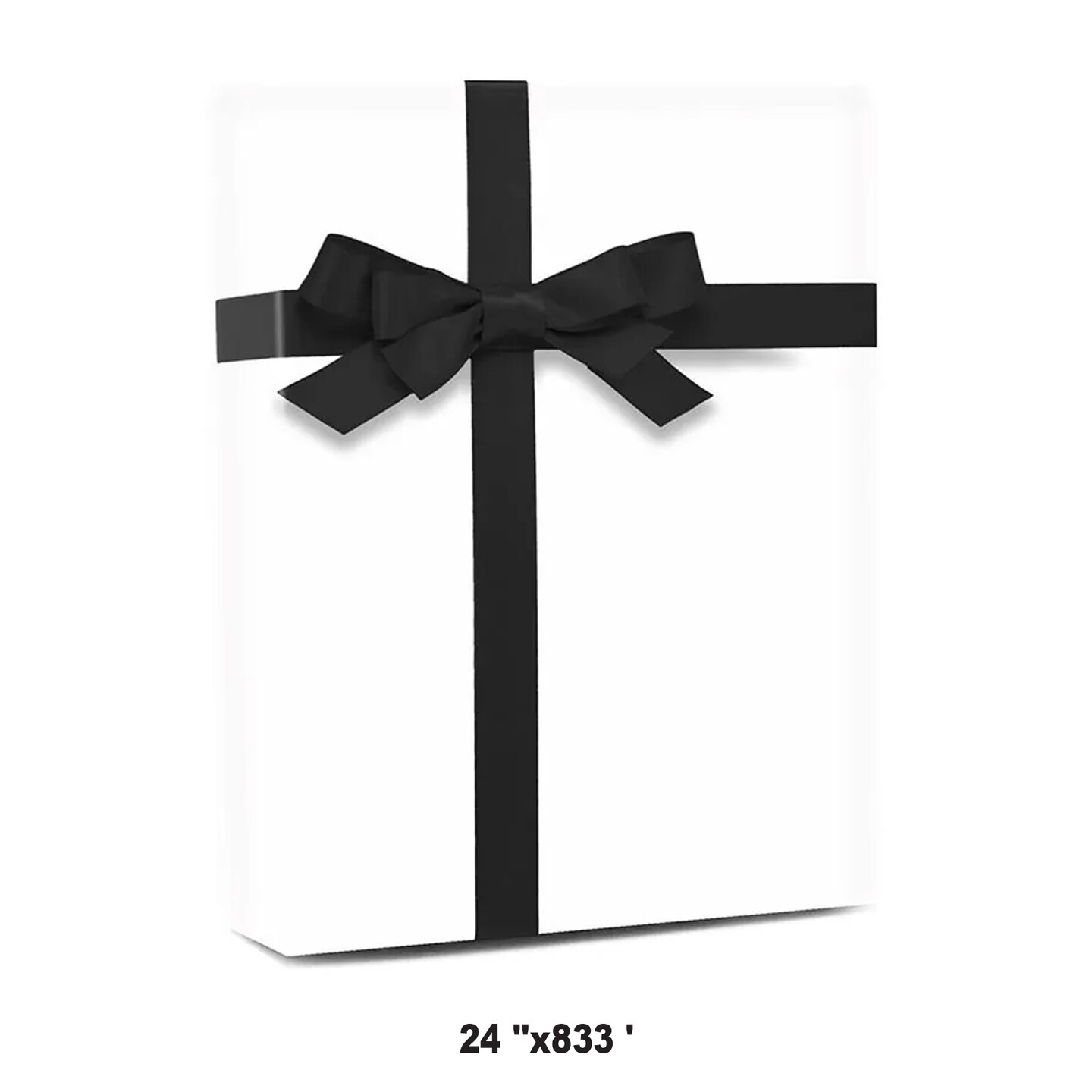 Vibrant Solid Color Wrap 24" x 833 ' Wrapping Paper Roll, Size: 24 ...