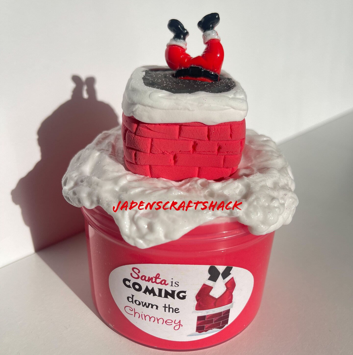 Santa Is Coming Down The Chimney Diy Slime Makerplace By Michaels