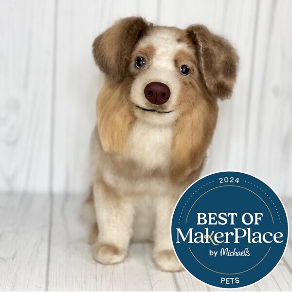 Australian Shepherd Dog Crochet | MakerPlace by Michaels