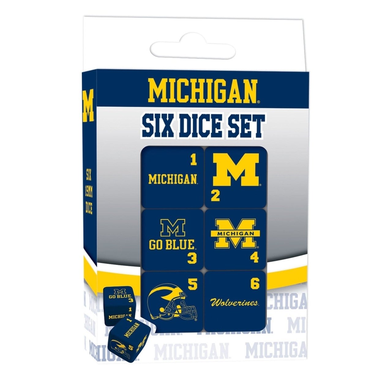 Michigan Wolverines Dice Set | Michaels