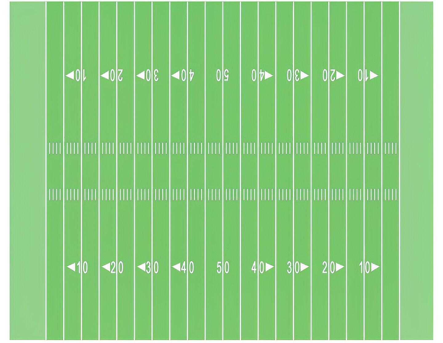 Football Field Edible Cake Topper Personalized Fondant Decor for ...