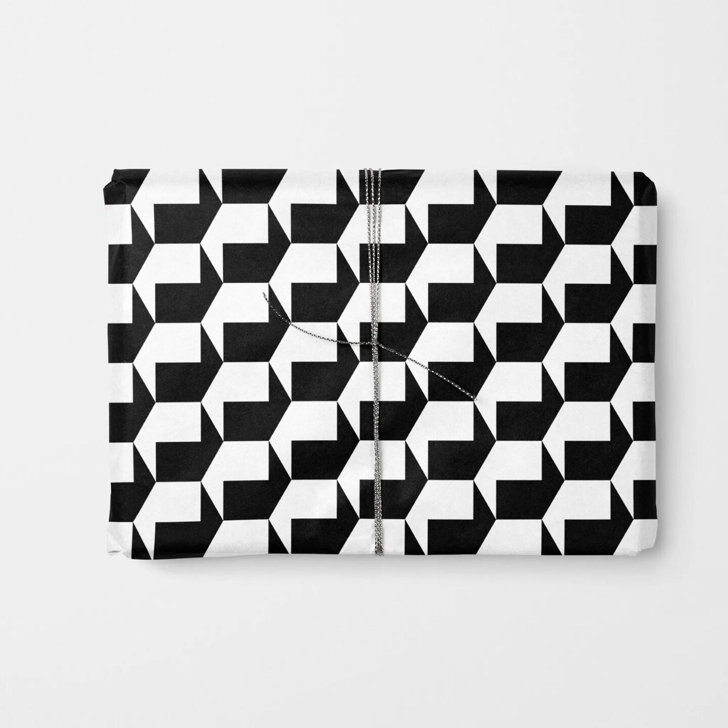 Black & White Geo Shape Gift Wrap XI | Michaels