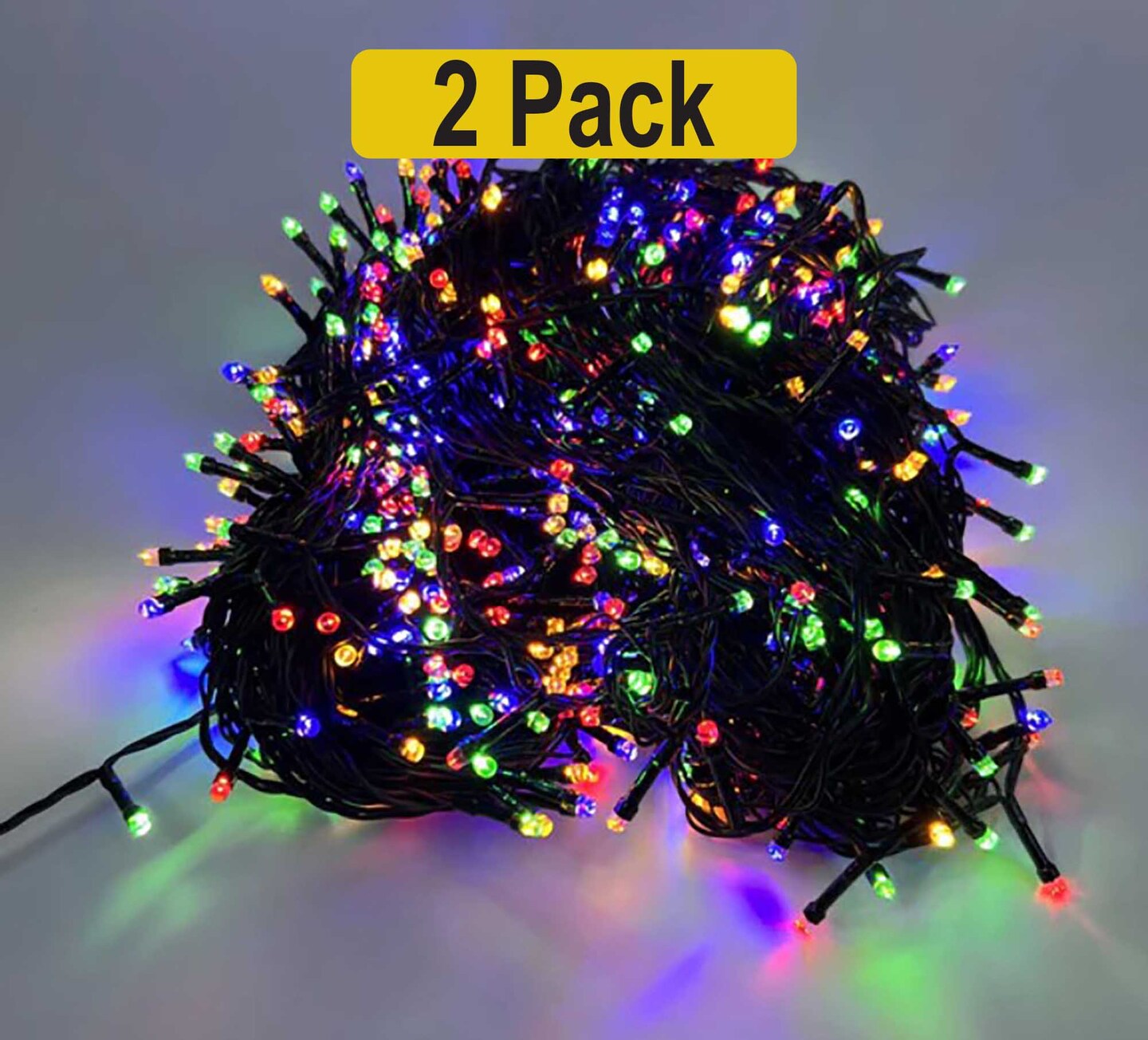 Plug-In 100 LED Green Wire Fairy Lights — 32ft for Indoor & Covered ...
