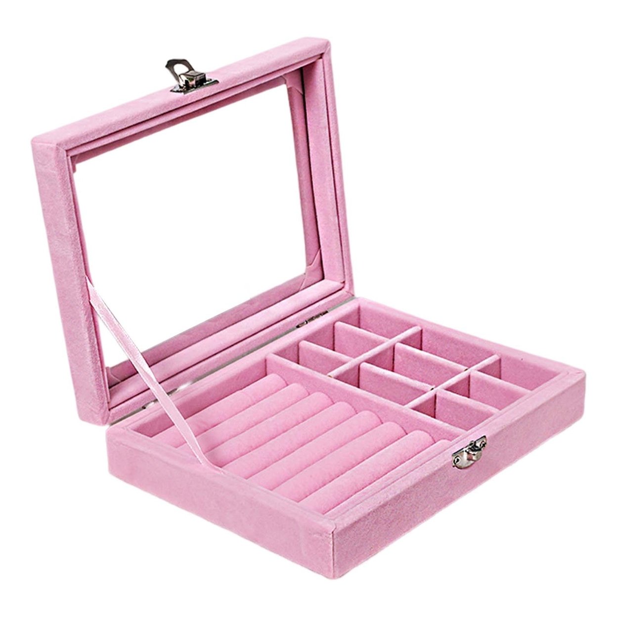 Jewelry Box Multi-Grids Rectangle Box Travel Use | Michaels