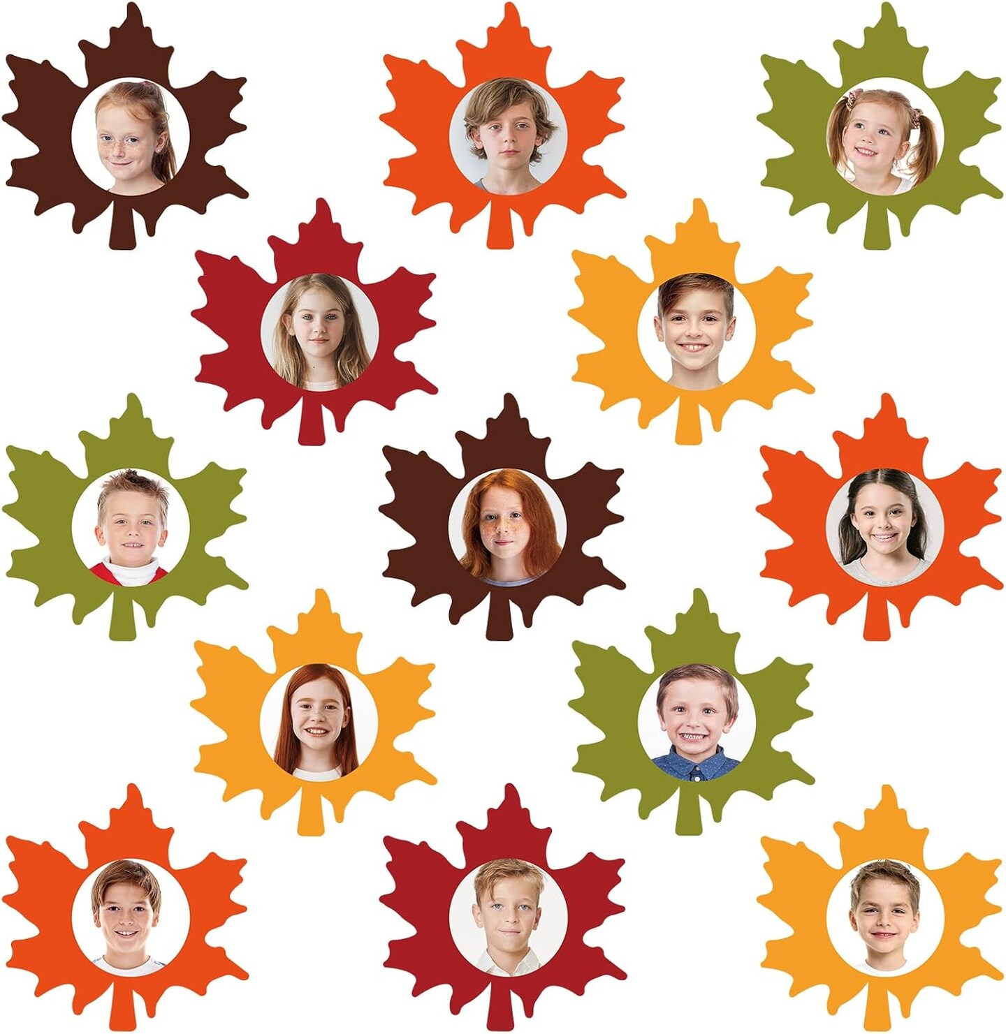 Colorful Autumn Maple Leaf Paper Cut-Outs (Maple Leaves) | Michaels