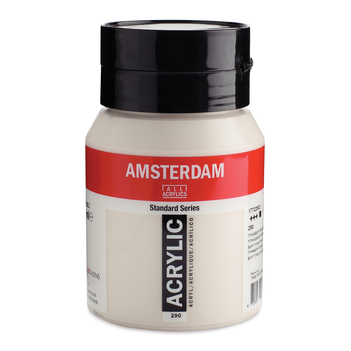 Amsterdam Standard Series Acrylic - Titanium Buff Deep, 500 ml bottle ...