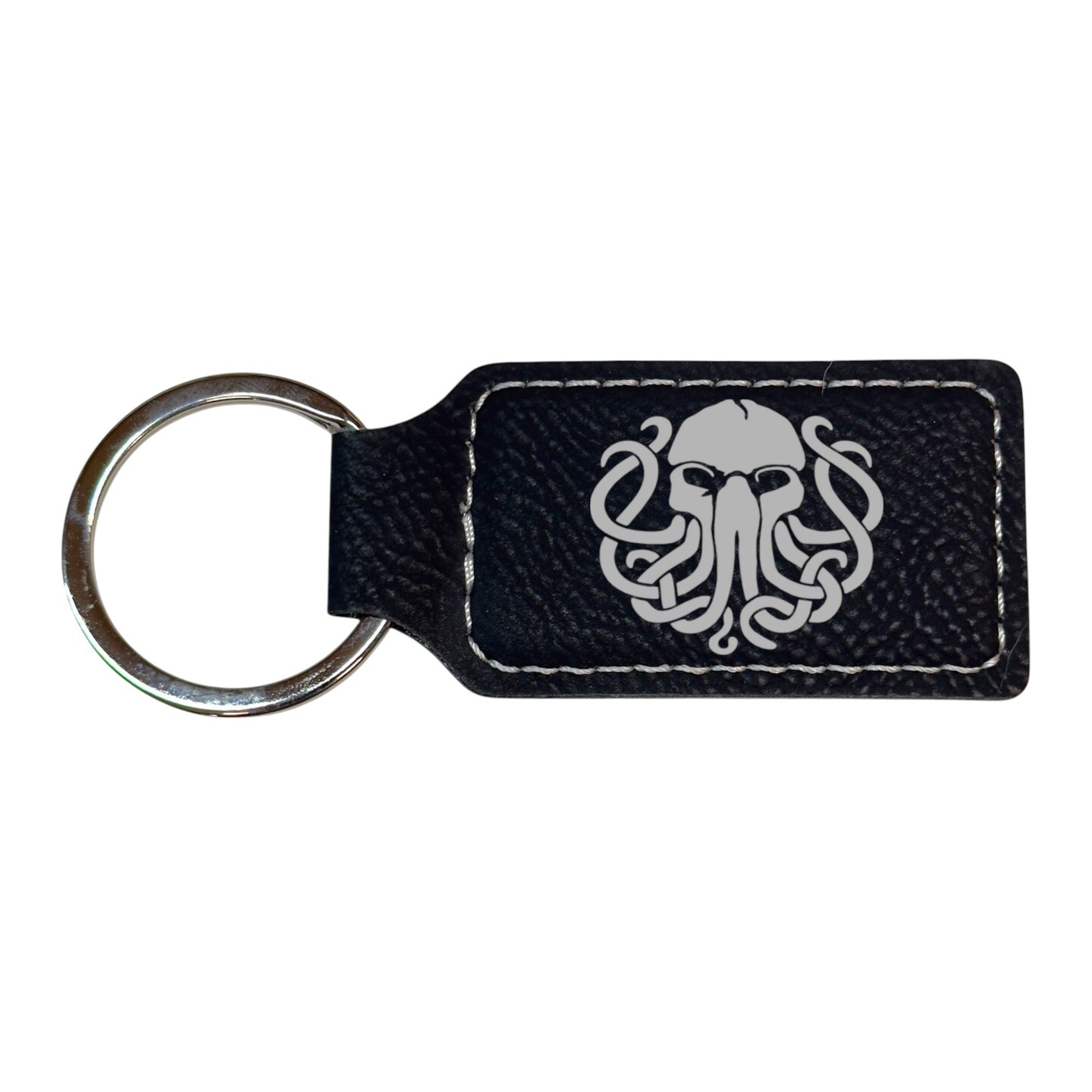 Keychain - Rectangle - Cthulhu - Leather | Michaels