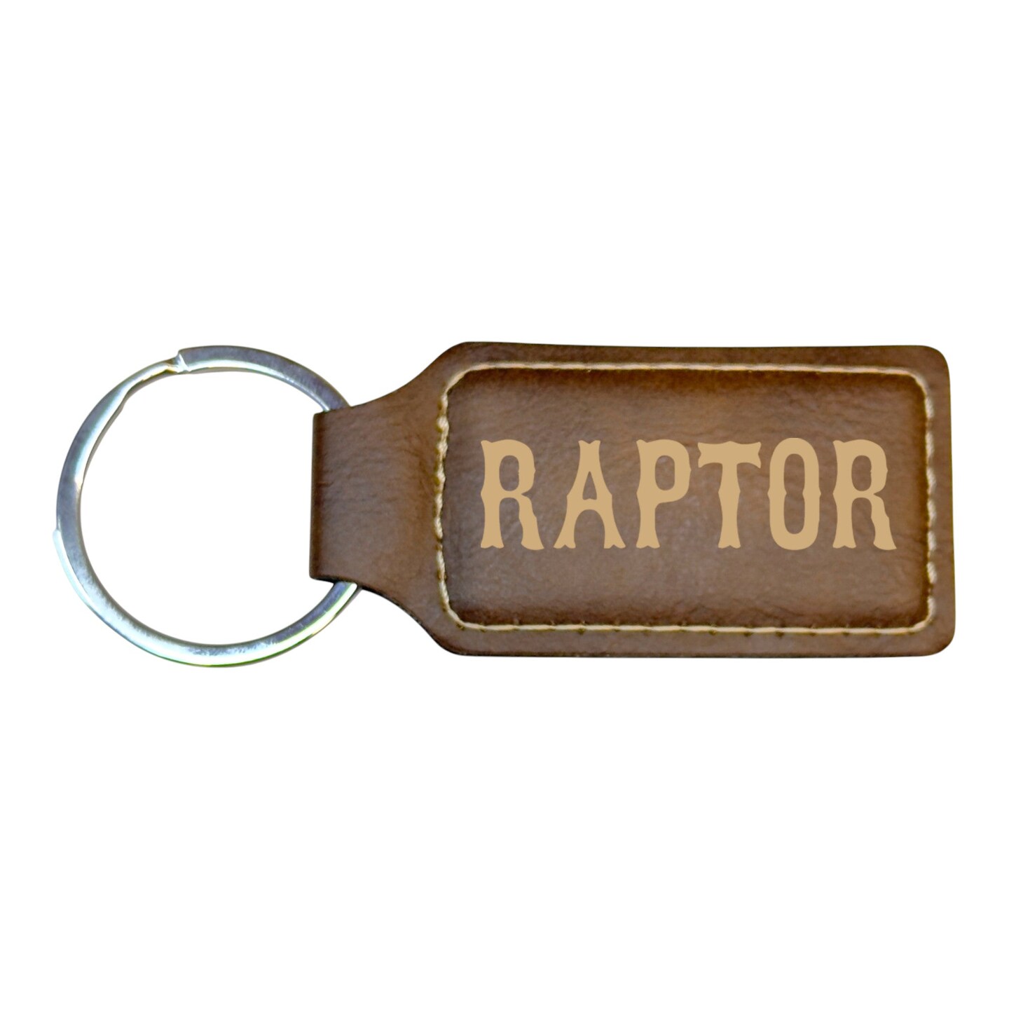 Keychain - Rectangle - Raptor - Leather | Michaels