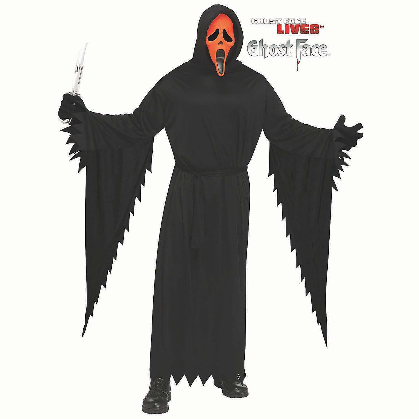 Adults Scream Ghost Face Fluorescent Green Costume | Michaels